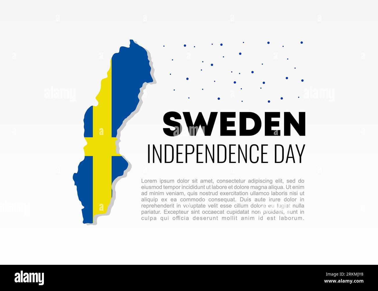 Sweden Independence day background banner poster for national ...