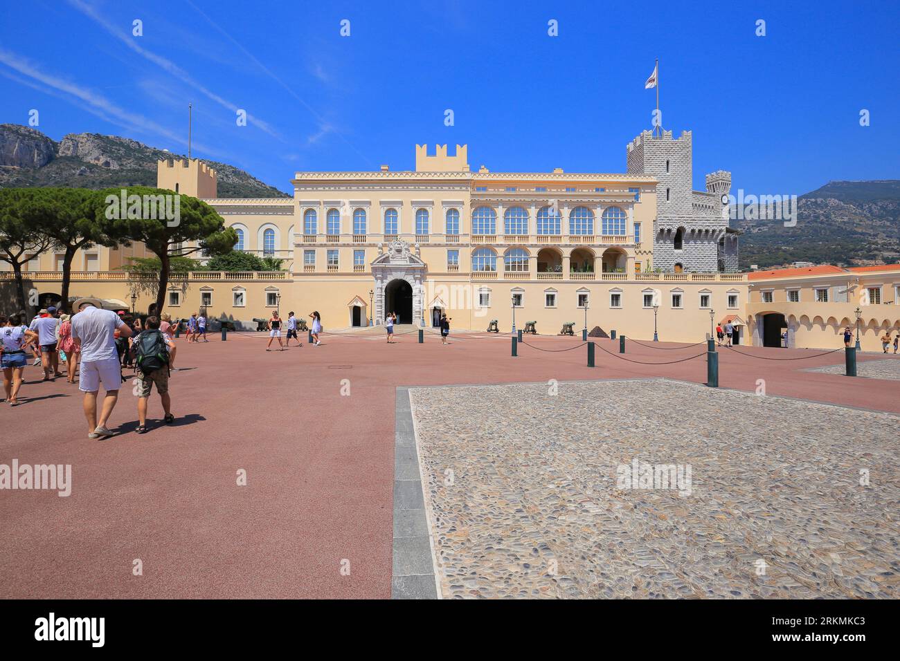 Exterior medieval royal Prince Palace in Monaco Stock Photo - Alamy