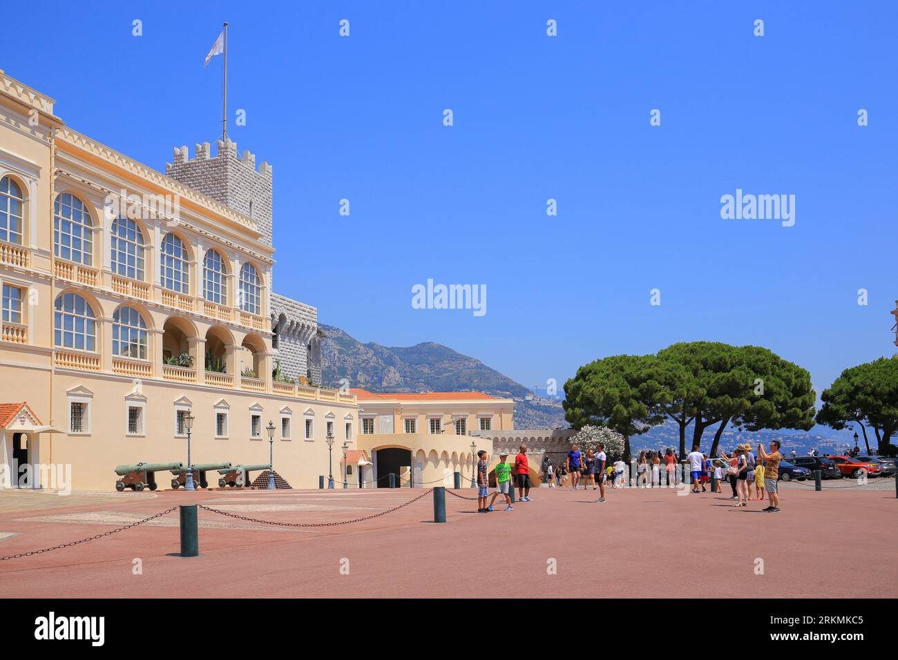 Exterior medieval royal Prince Palace in Monaco Stock Photo - Alamy