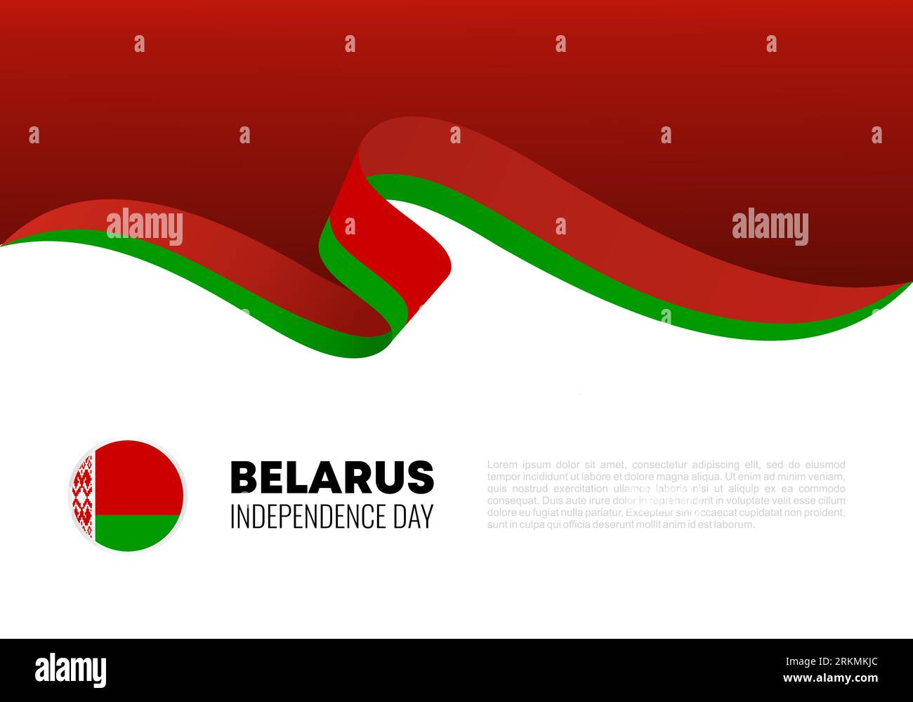 Belarus Independence day background banner poster for national ...
