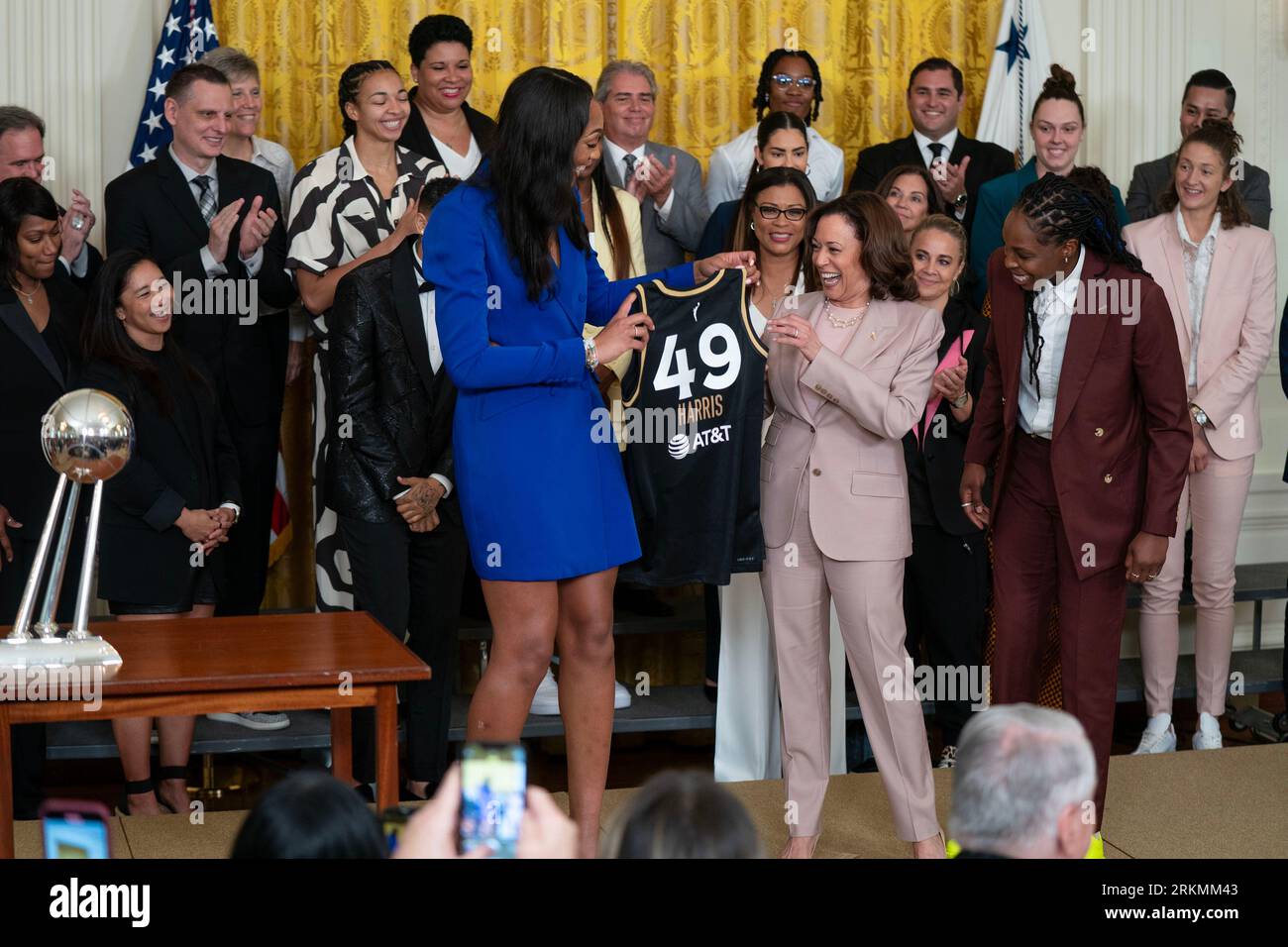 Washington, United States. 25th Aug, 2023. Las Vegas Aces player A'ja ...