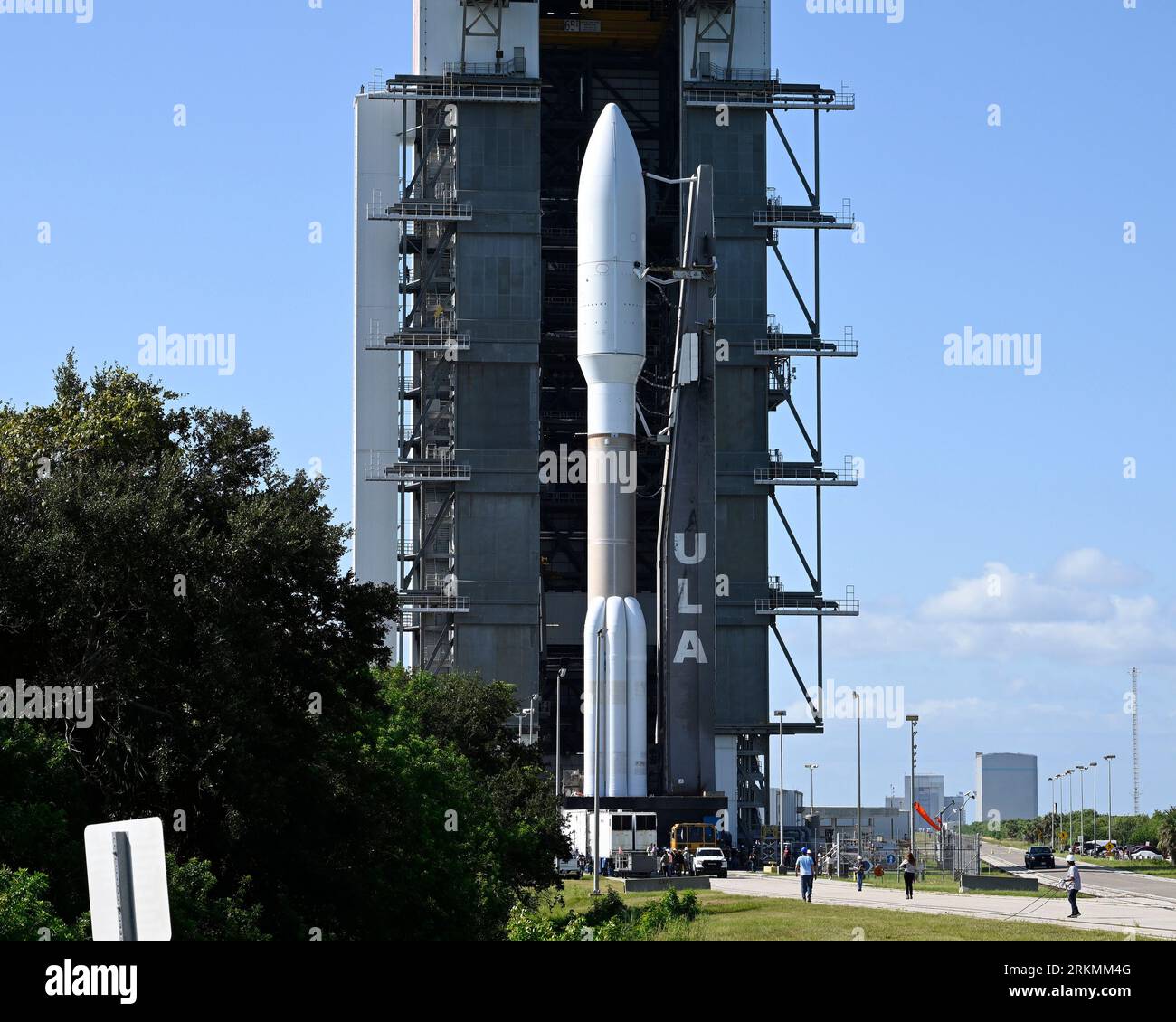 The United Launch Alliance Atlas V rocket with the National ...