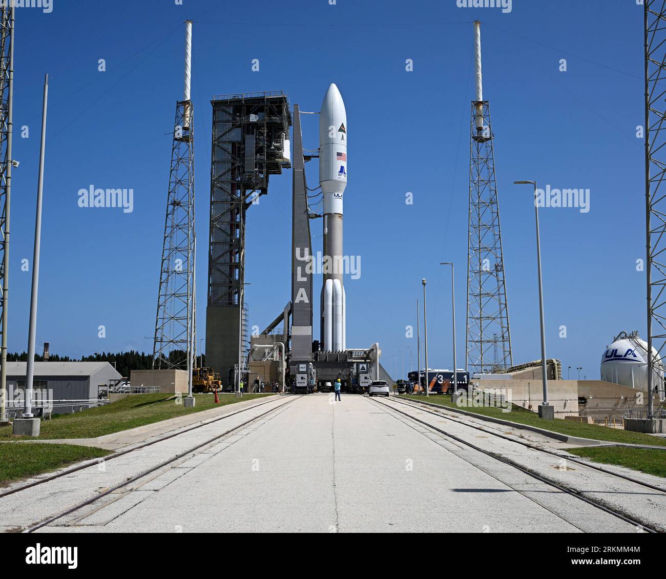 The United Launch Alliance Atlas V rocket with the National ...