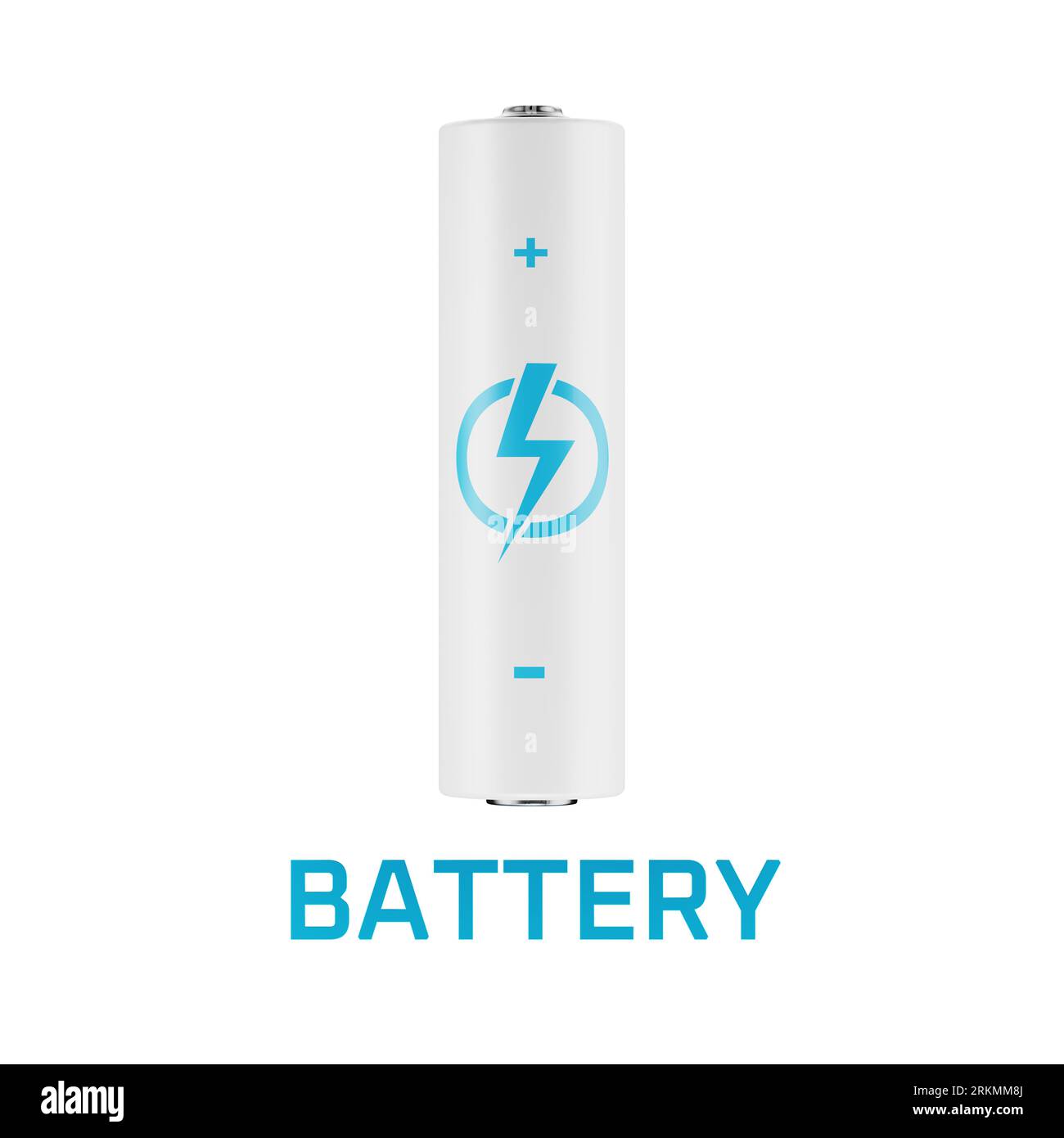 Battery icon. Rechargeable battery icon. Lithium ion battery. 3d render ...