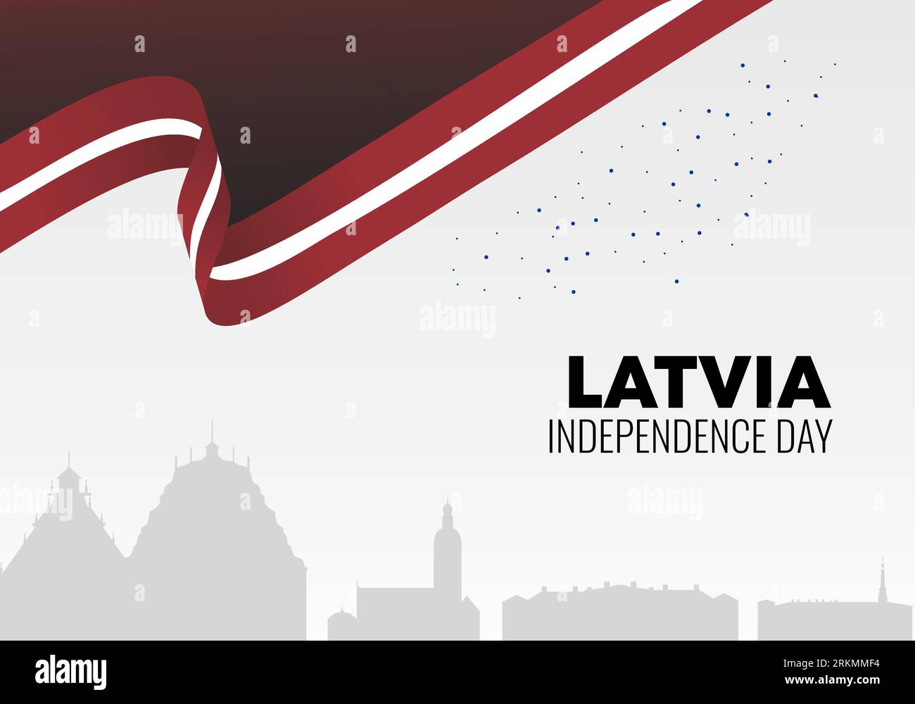 Latvia independence day background poster for national celebration on ...
