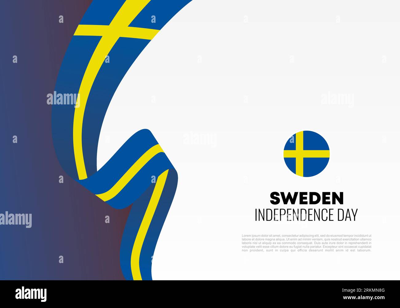 Sweden Independence day background banner poster for national ...