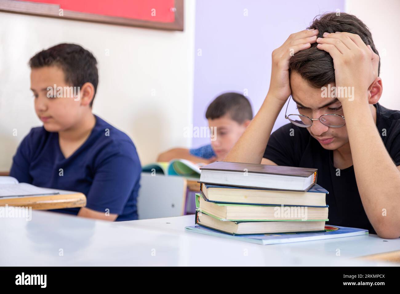 Student feeling frustrated due hi-res stock photography and images - Alamy