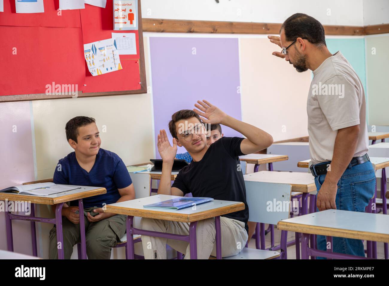 Punishment in school classroom hi-res stock photography and images - Alamy