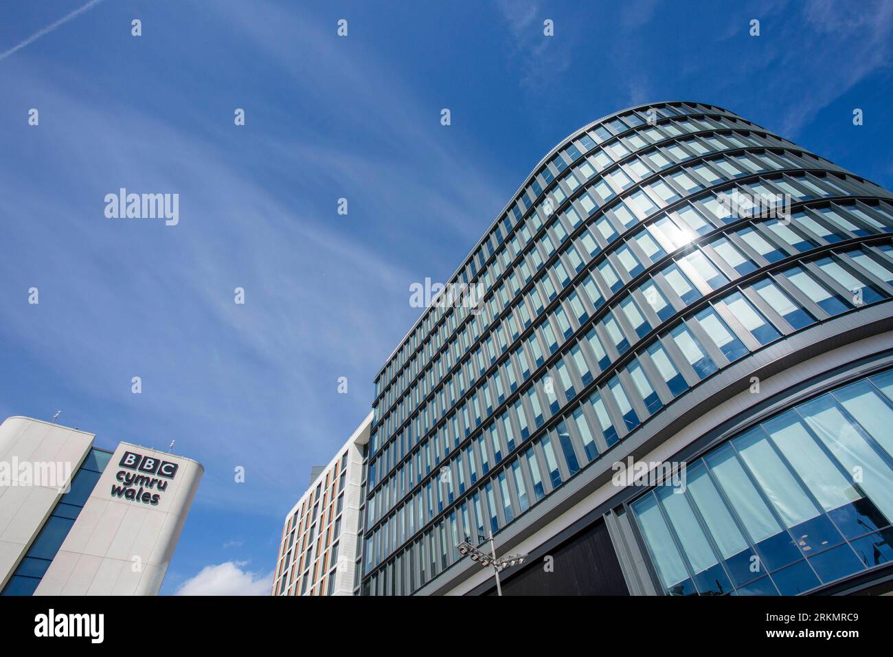 The £140m Interchange building in Central Square, Cardiff, alongside ...