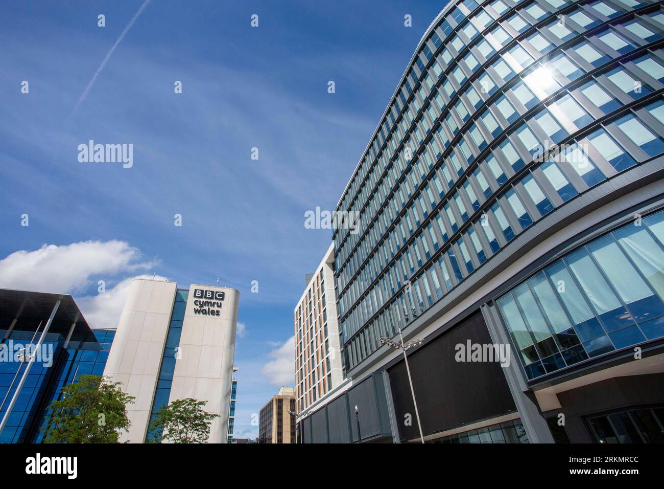 The £140m Interchange building in Central Square, Cardiff, alongside ...