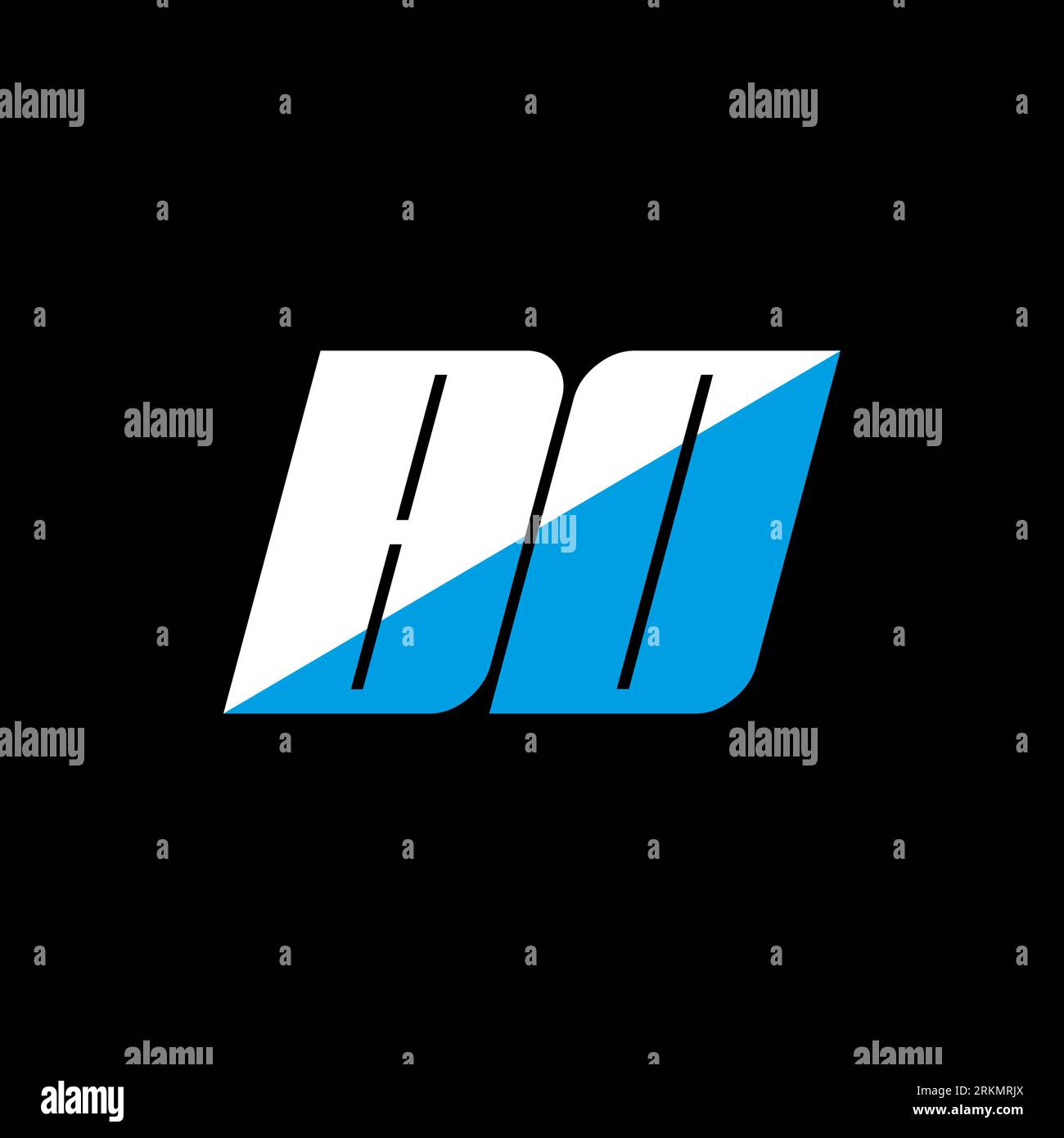 BO letter logo design on black background. BO creative initials letter ...