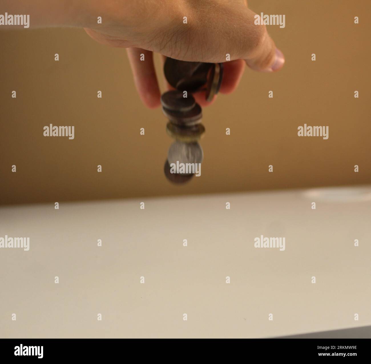 Boy falling desk hi-res stock photography and images - Alamy