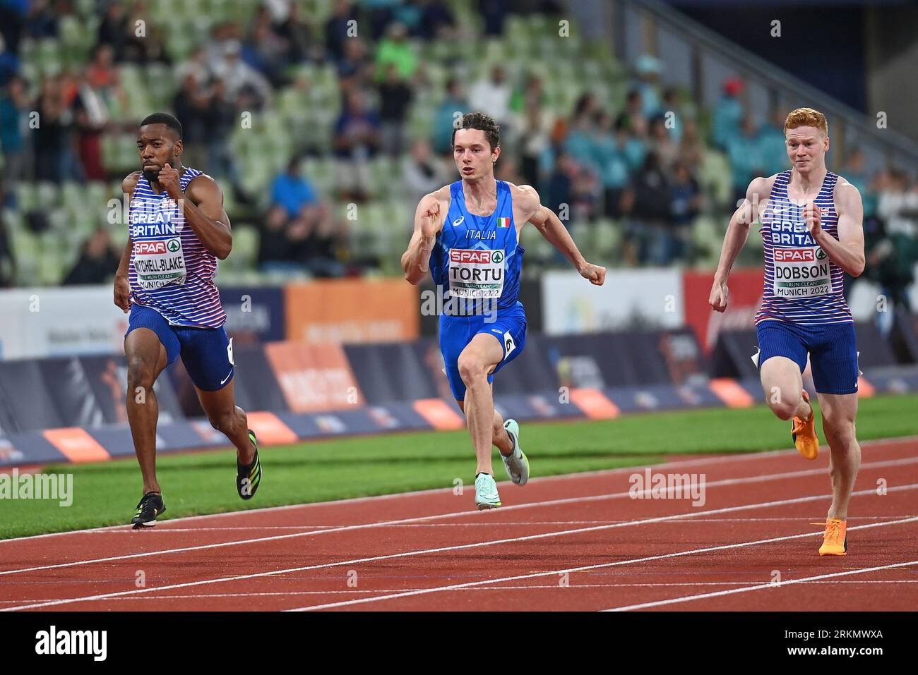 Nethaneel Mitchell-Blake (Silver) Filippo Tortu (Bronze), Charlie ...