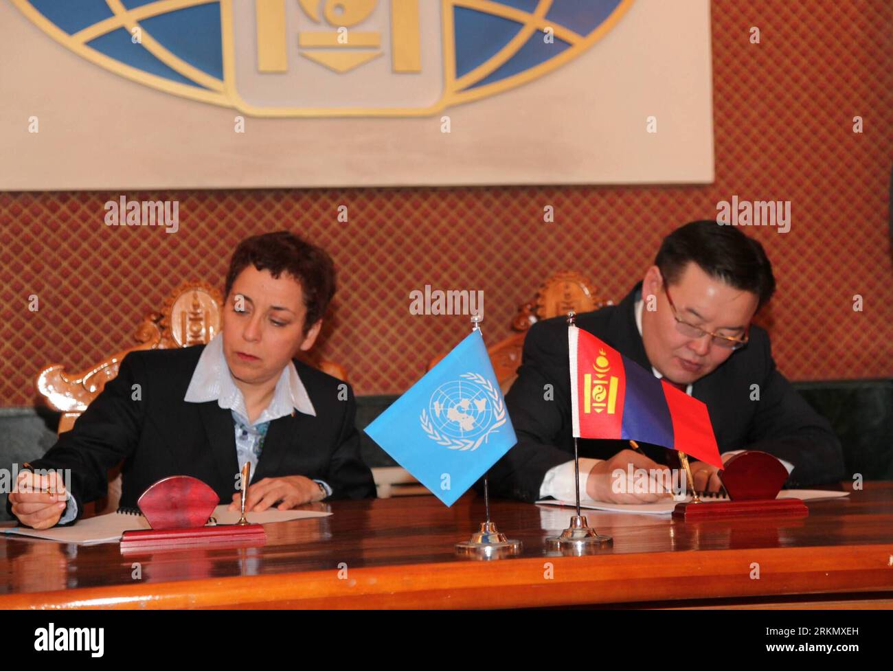 United nations development program resident representative hi-res stock ...