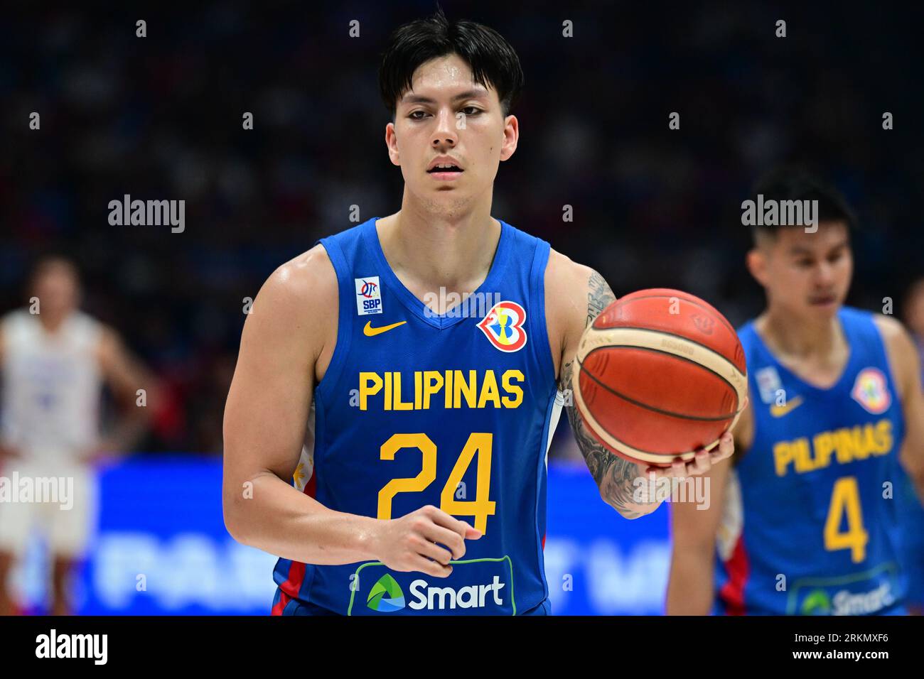 Bulacan, Philippines. 25th Aug, 2023. Dwight Ramos of the Philippines ...