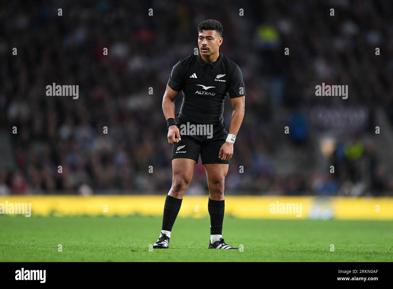 Richie Mo'unga of New Zealand during the International match South ...