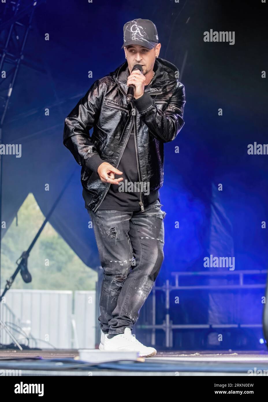 Derby, UK. 25 August, 2023. Derby Ultimate 90s Festival at Darley Park ...