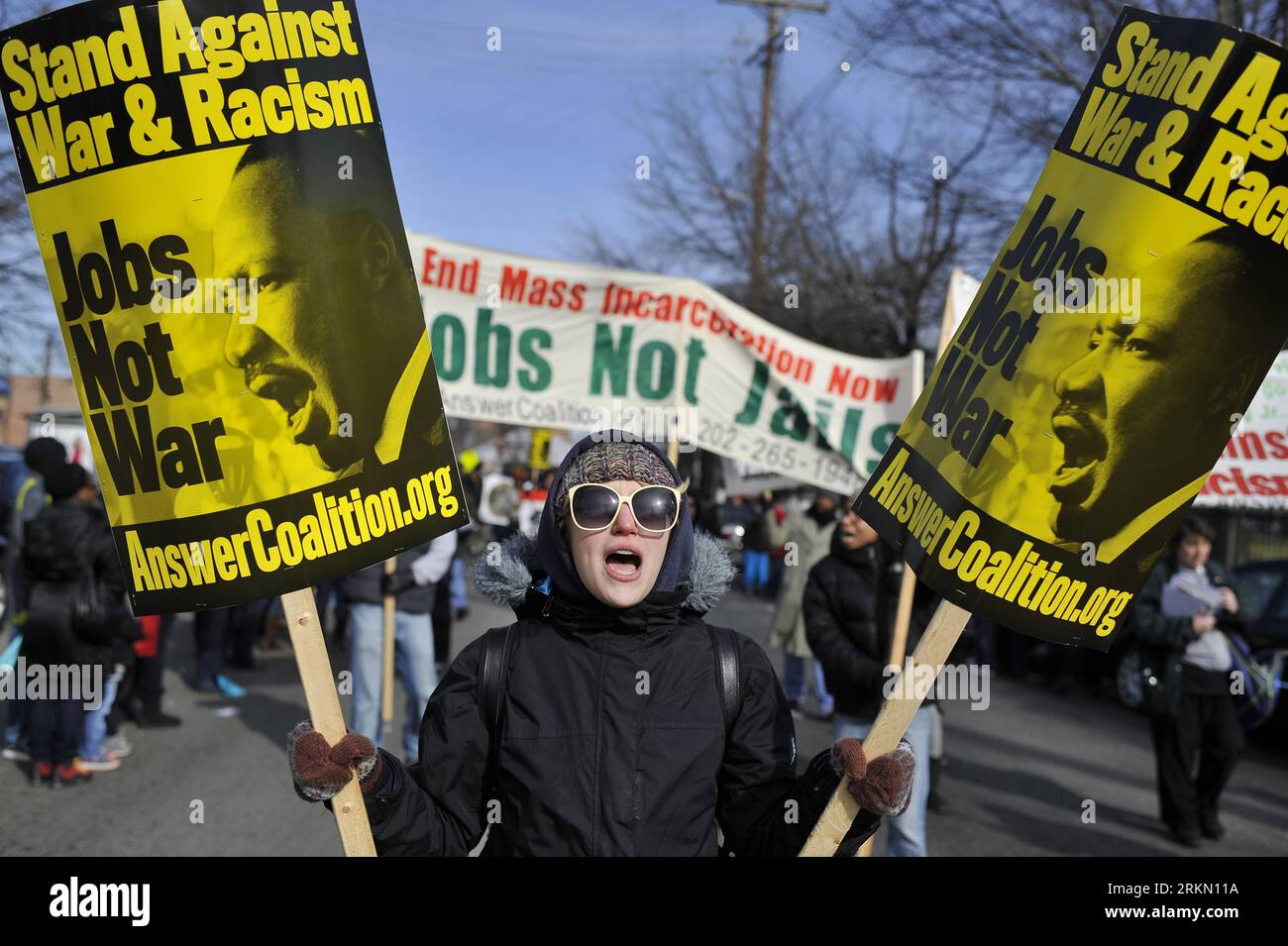 Martin luther king slogans hi-res stock photography and images - Alamy