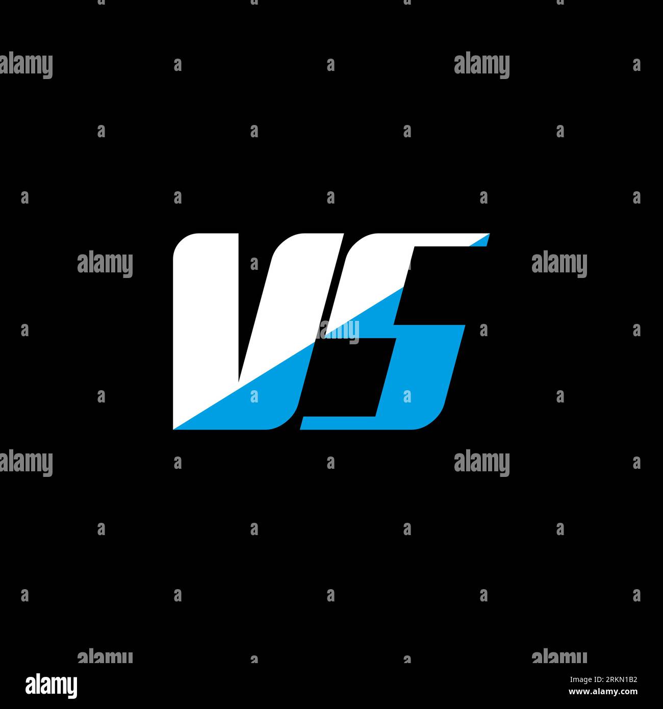 Vs clean logo Stock Vector Images - Alamy