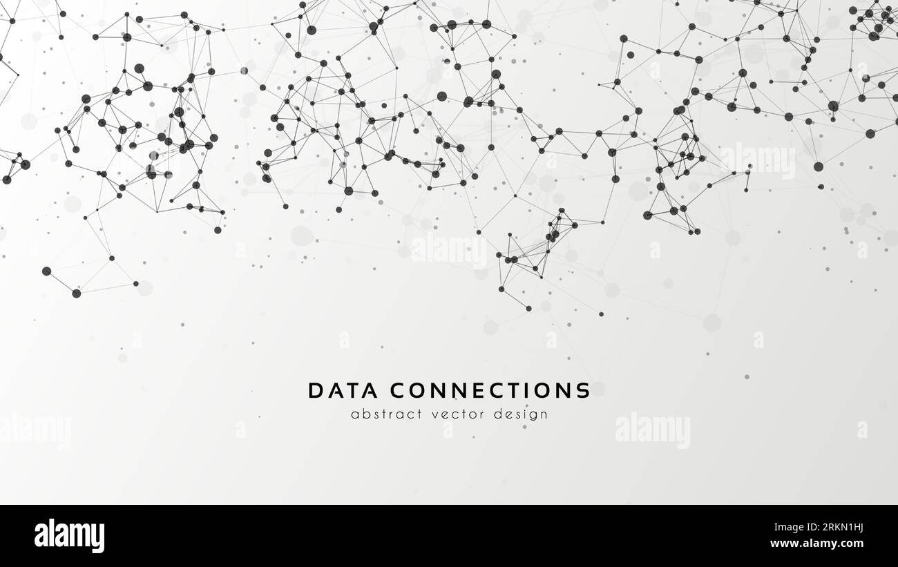 Abstract mesh vector background. Futuristic technology style card ...