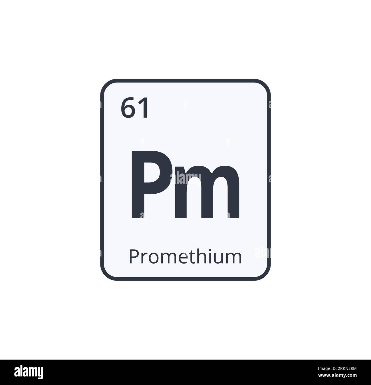 Promethium Chemical Symbol Stock Vector Image & Art - Alamy