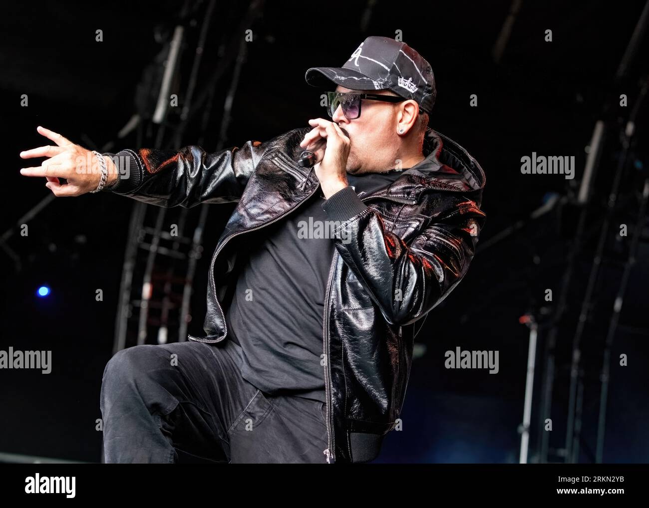 Derby, UK. 25 August, 2023. Derby Ultimate 90s Festival at Darley Park ...