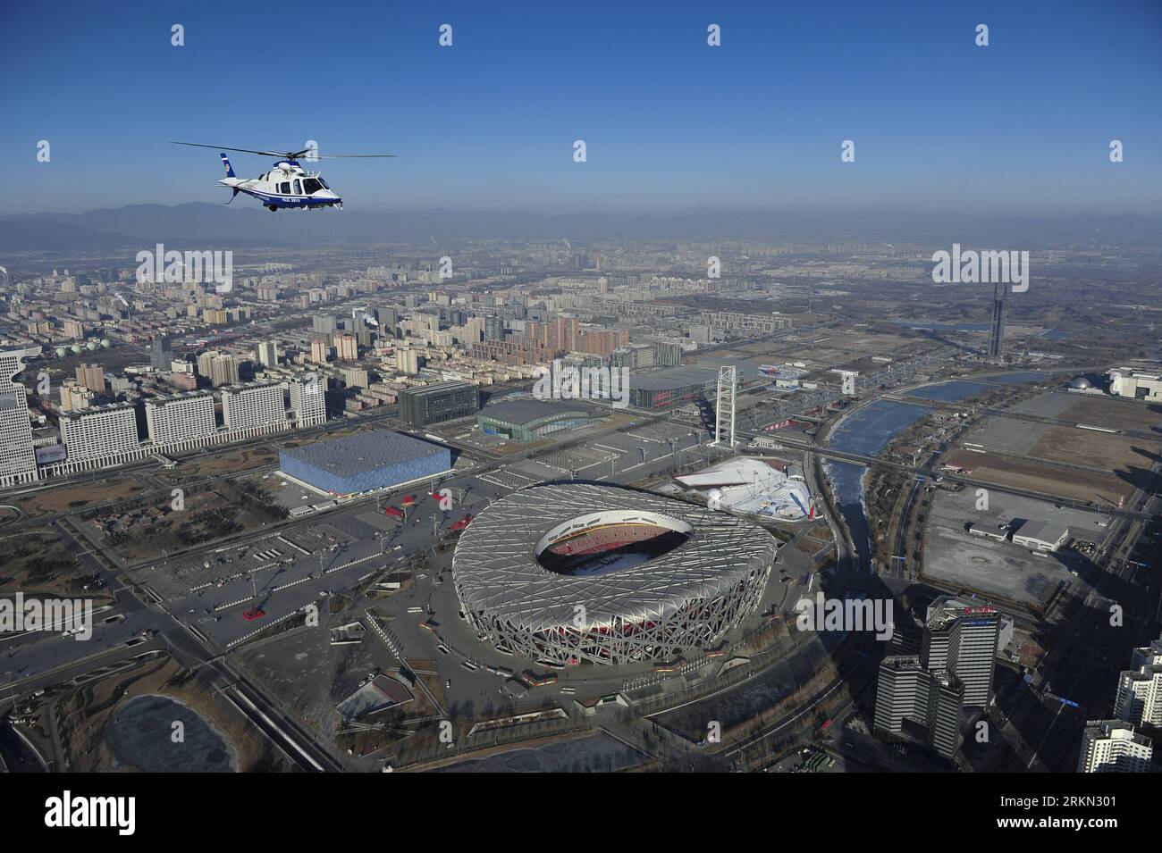 Beijing national stadium aerial hi-res stock photography and images - Alamy