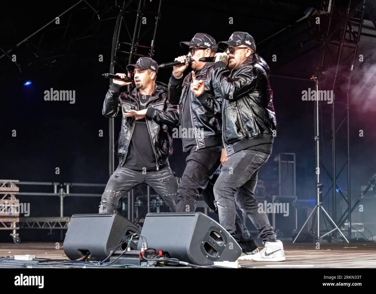 Derby, UK. 25 August, 2023. Derby Ultimate 90s Festival at Darley Park ...