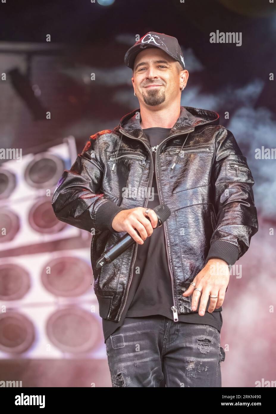 Derby, UK. 25 August, 2023. Derby Ultimate 90s Festival at Darley Park ...