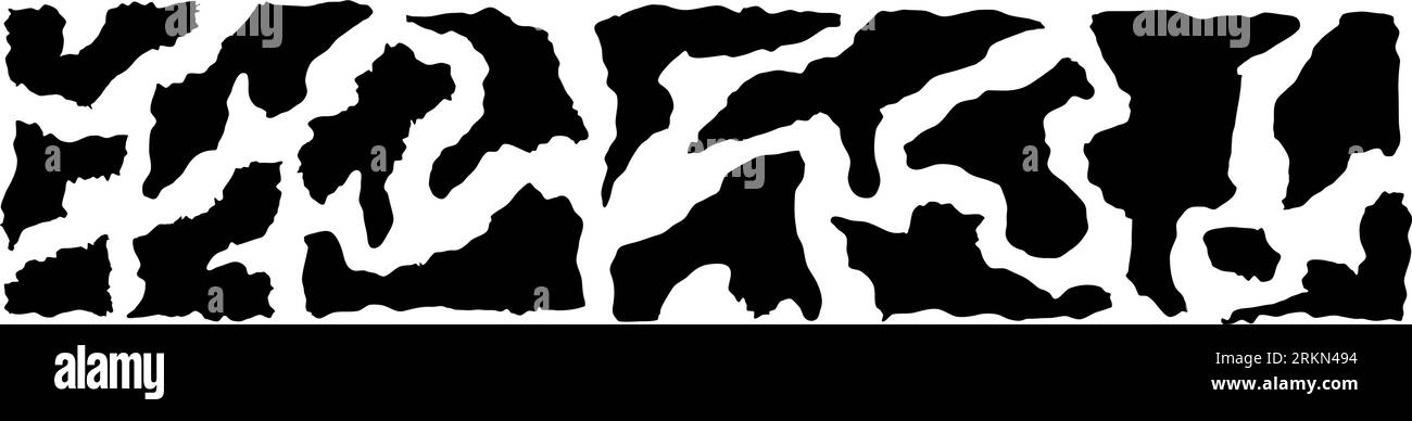 Paper with jagged edge, rip and torn effects for collage. Background ...