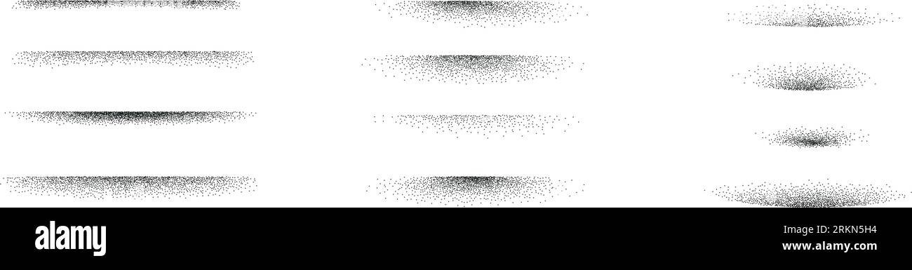 Shadow effects with grain, noise, and dot patterns. shade in black ...