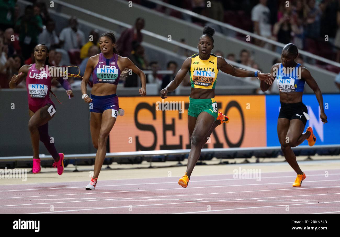 Budapest, Hungary. 25th Aug, 2023. Athletics: World Championships, 200m ...