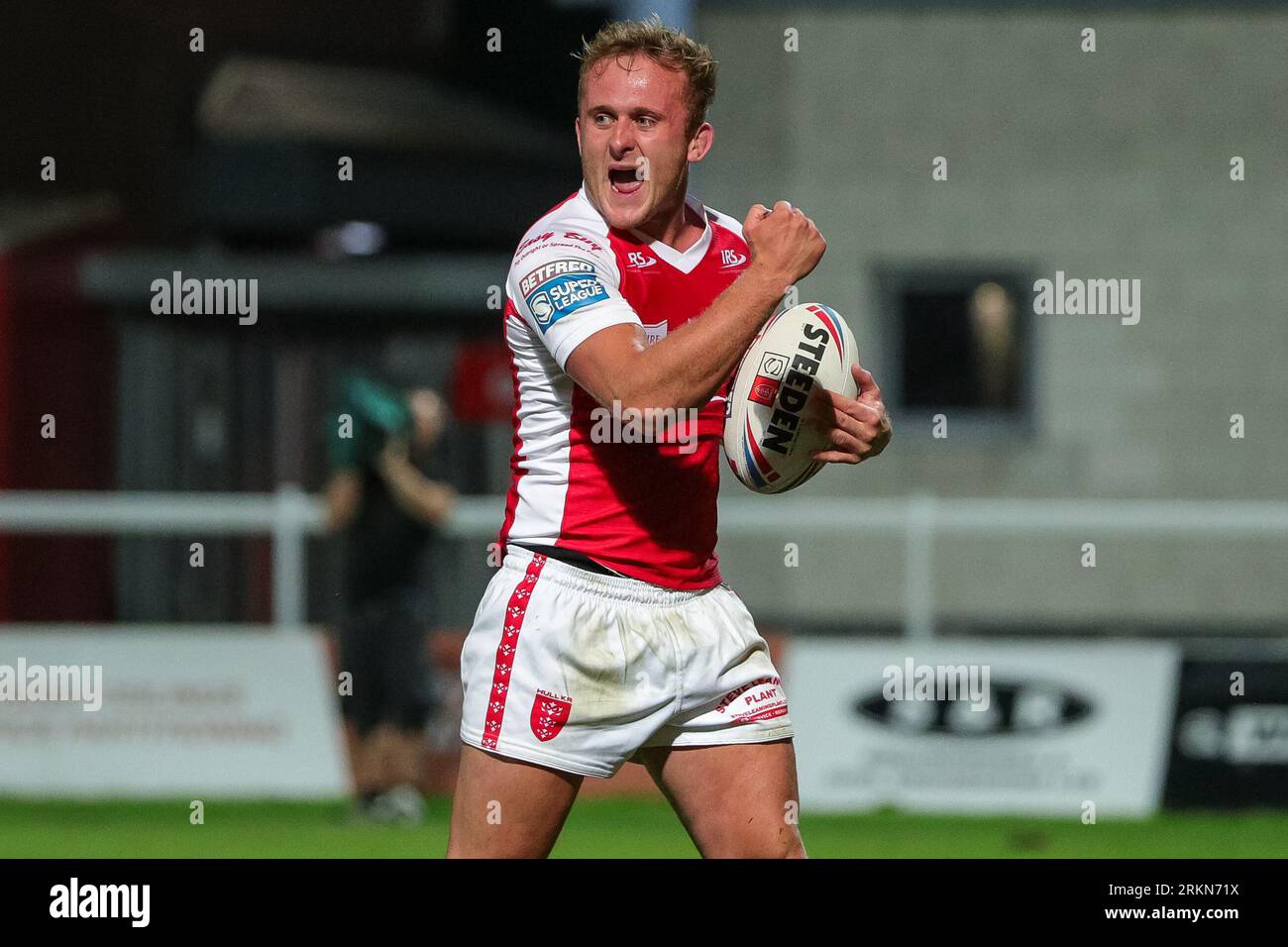 Kingston Upon Hull, UK. 25th Aug, 2023. Jez Litten #14 of Hull KR ...