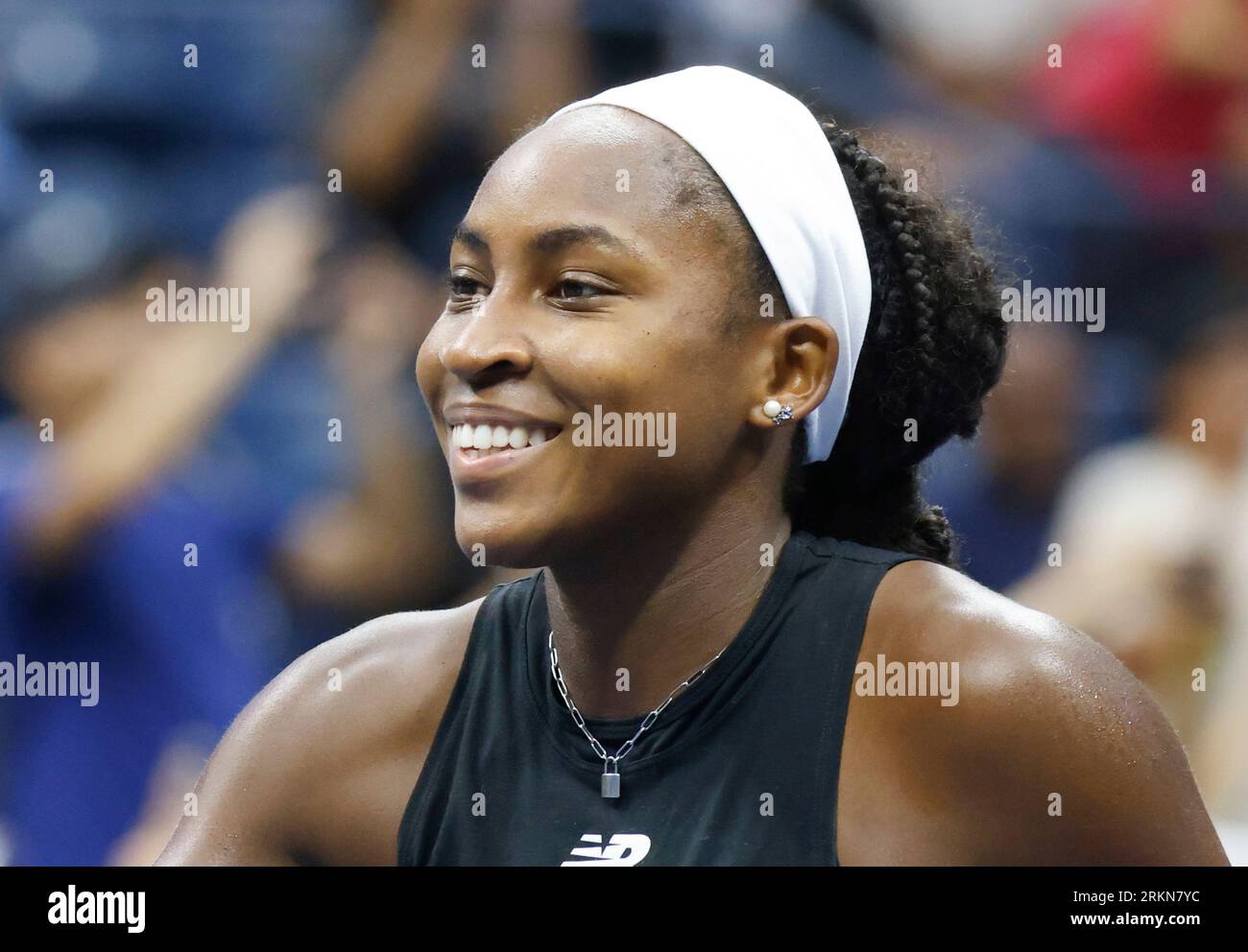 Coco gauff us open 2023 stadium hi-res stock photography and images - Alamy