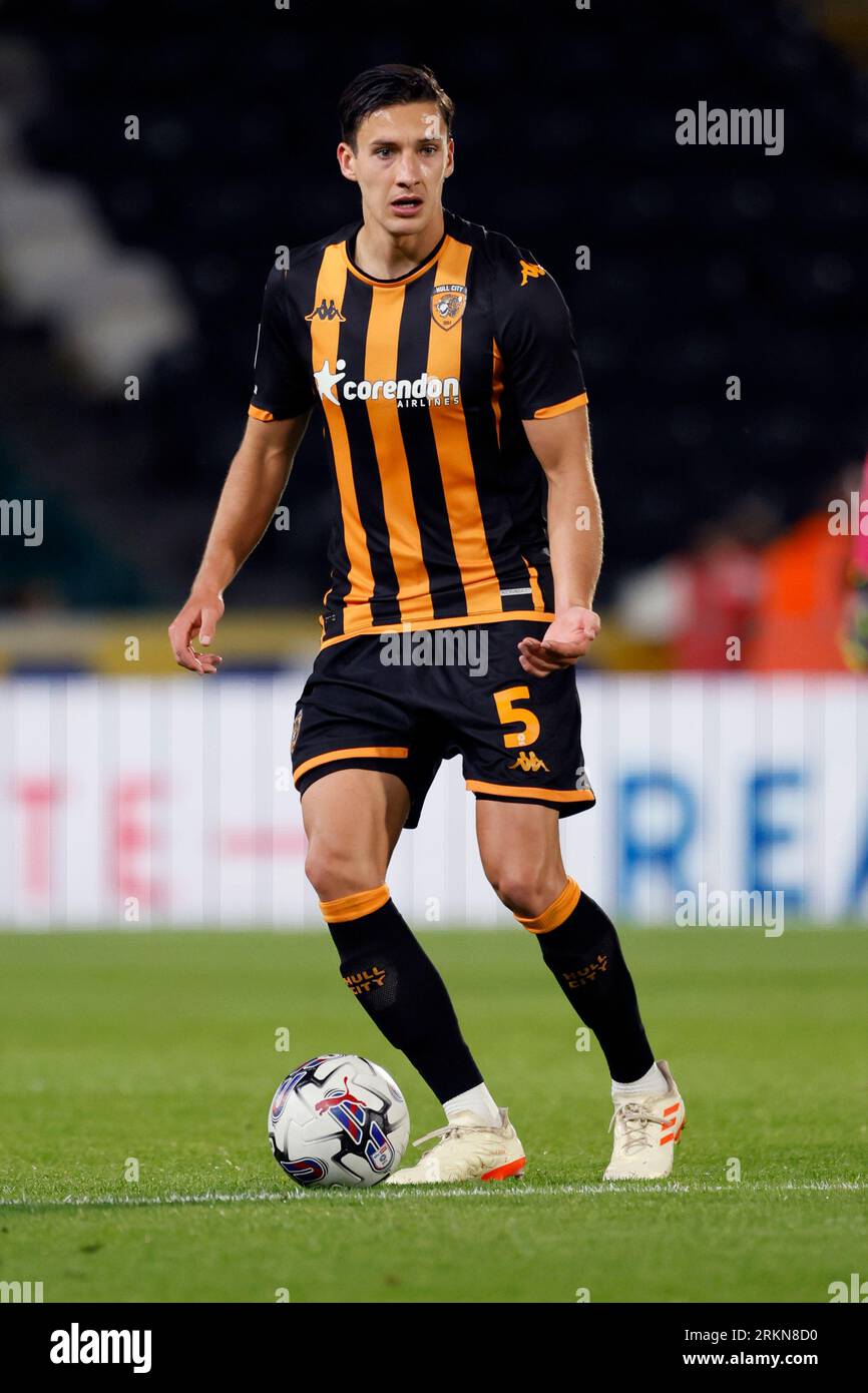 Hull City's Alfie Jones in action during the Sky Bet Championship match ...