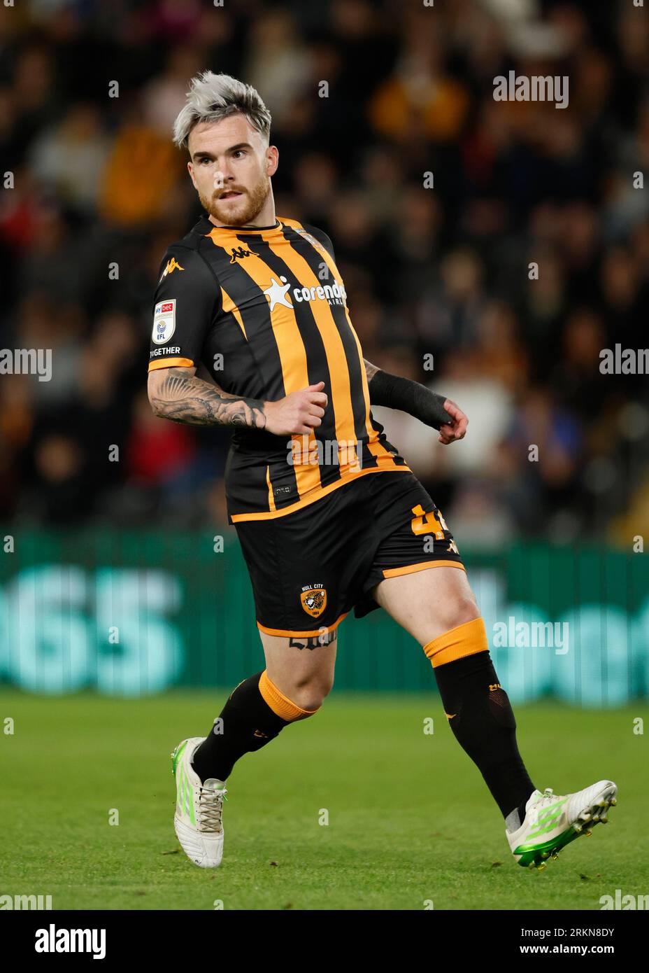 Hull City's Aaron Connolly in action during the Sky Bet Championship ...