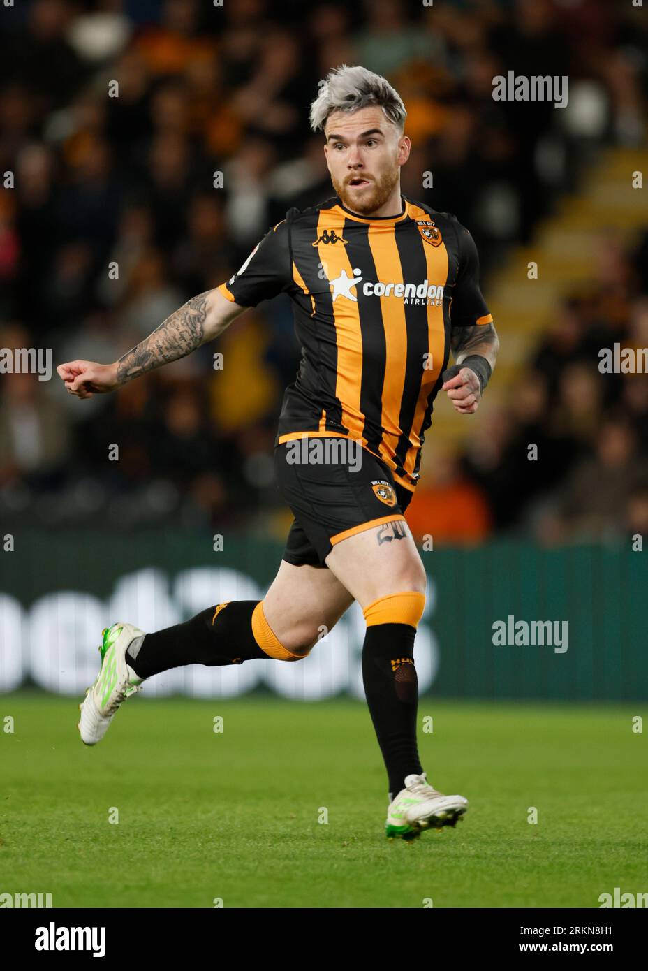 Hull City's Aaron Connolly in action during the Sky Bet Championship ...