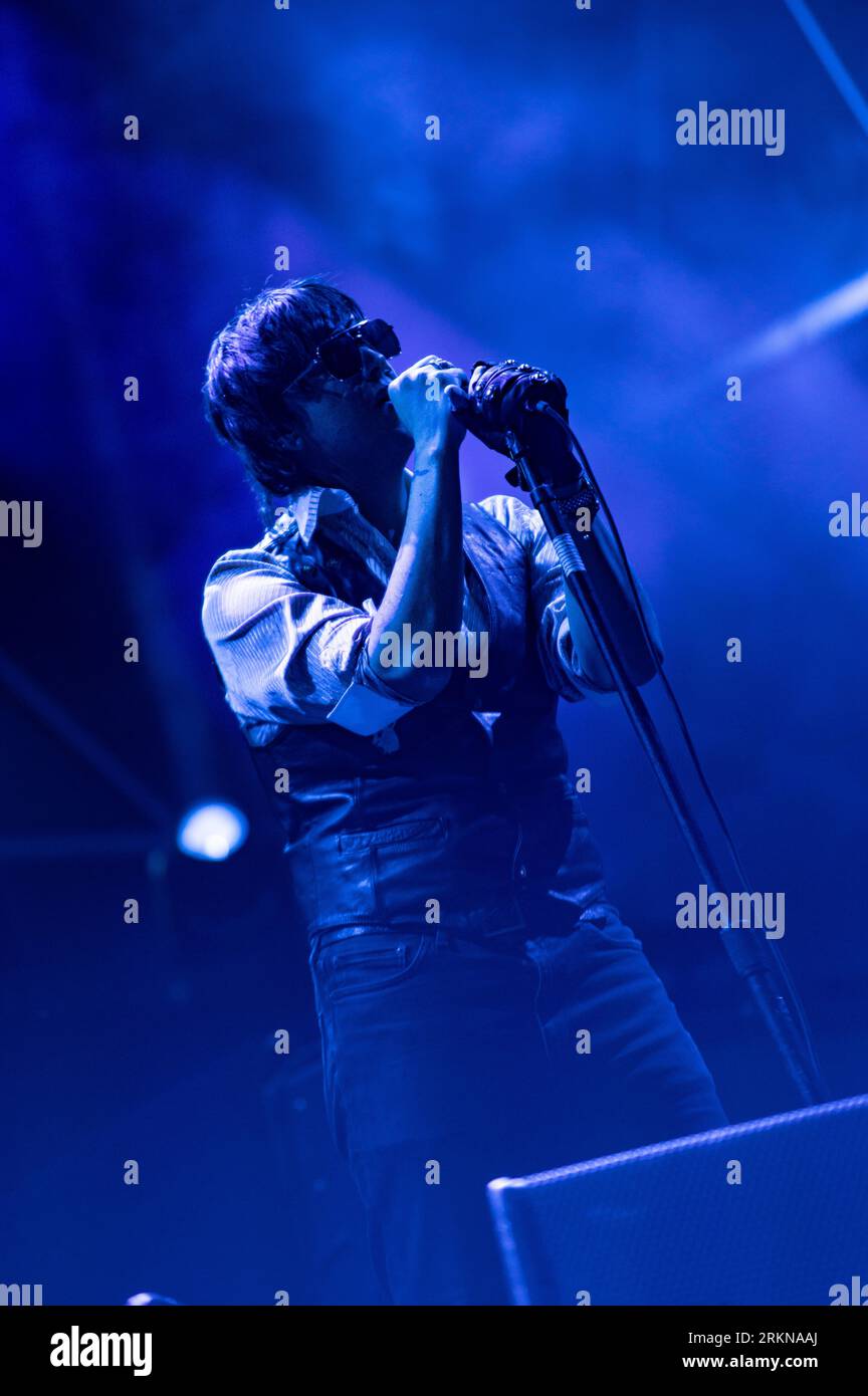 London, UK. 25th August 2023. The Strokes headline All Points Festival ...