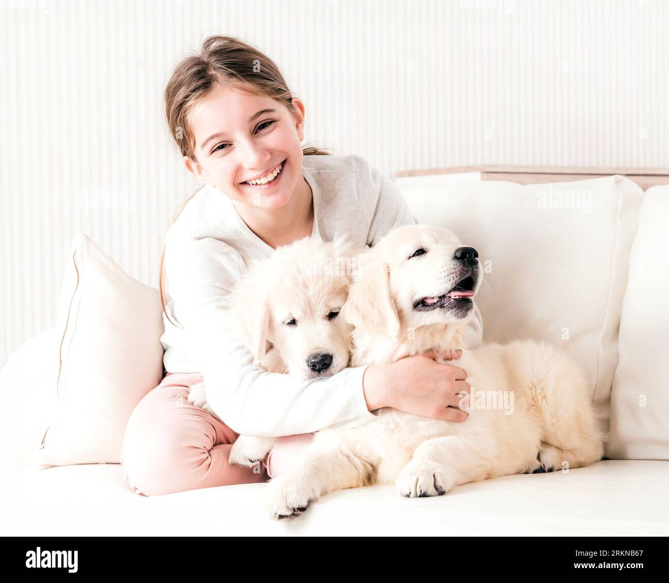 Cute Puppies Hugging