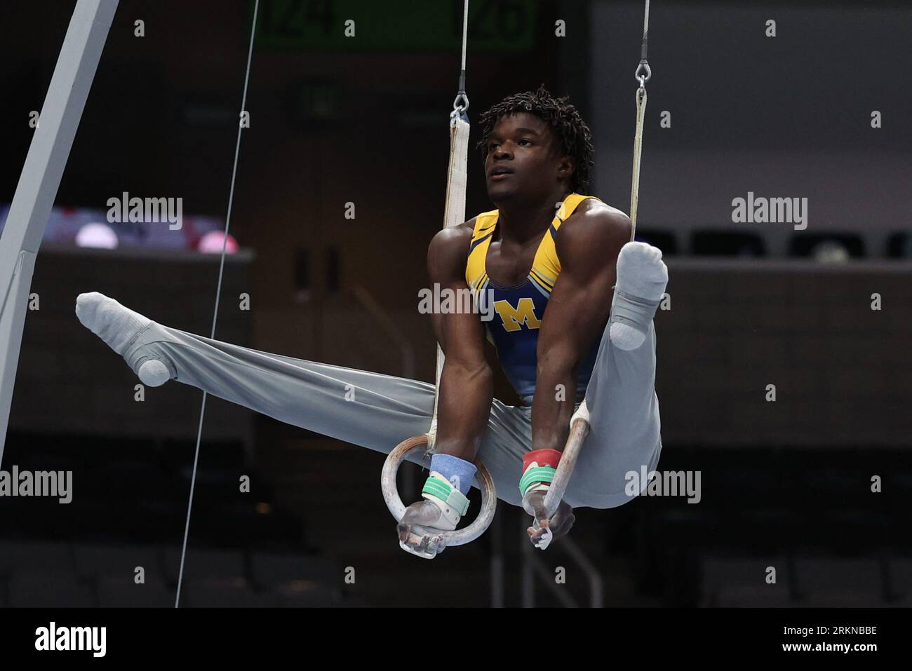 August 24, 2023: Gymnast Frederick Richard during the senior men day 1 ...