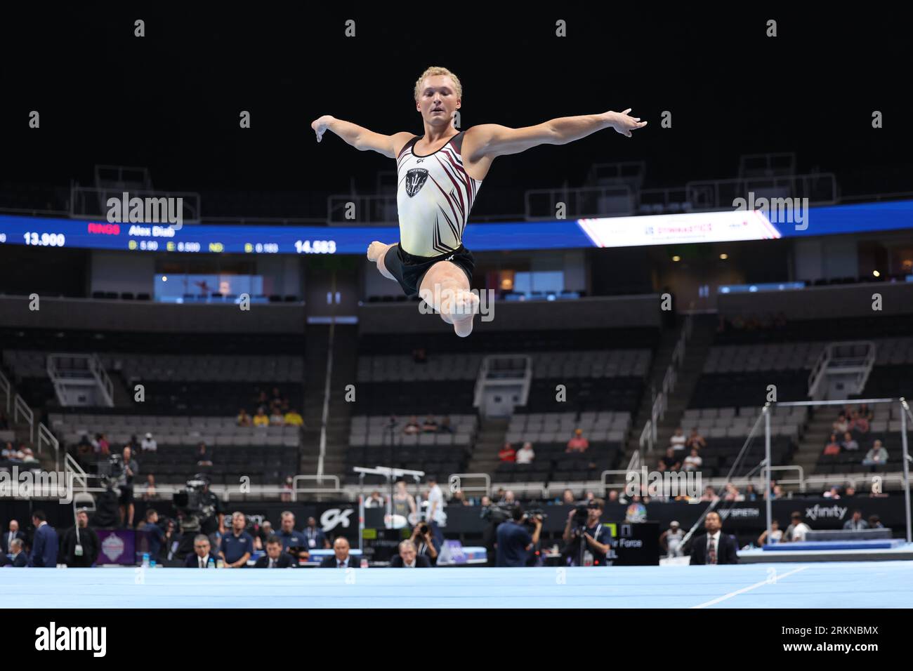 August 24, 2023: Gymnast Jackson Harrison during the senior men day 1 ...