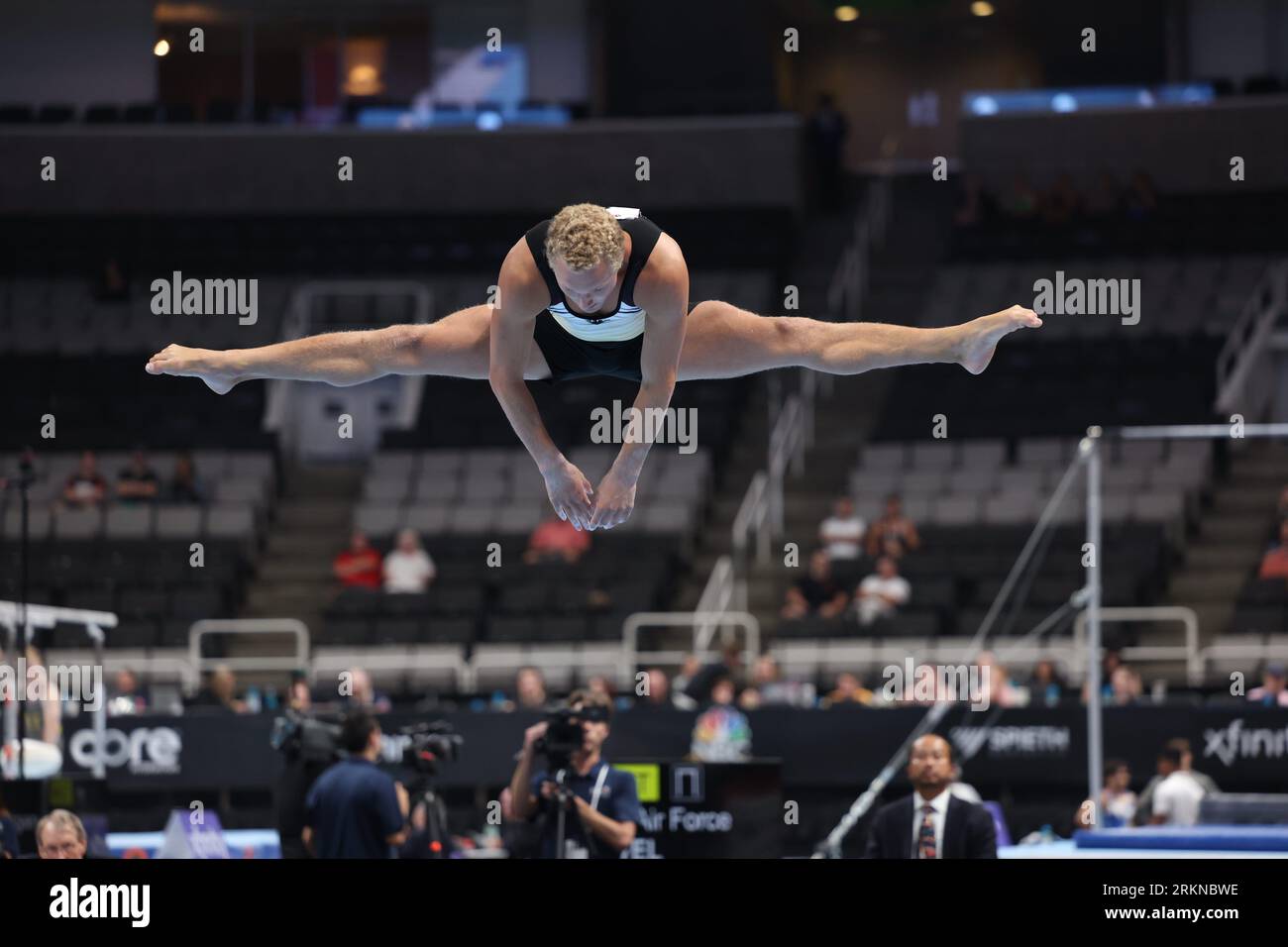 August 24, 2023: Gymnast Jackson Harrison during the senior men day 1 ...