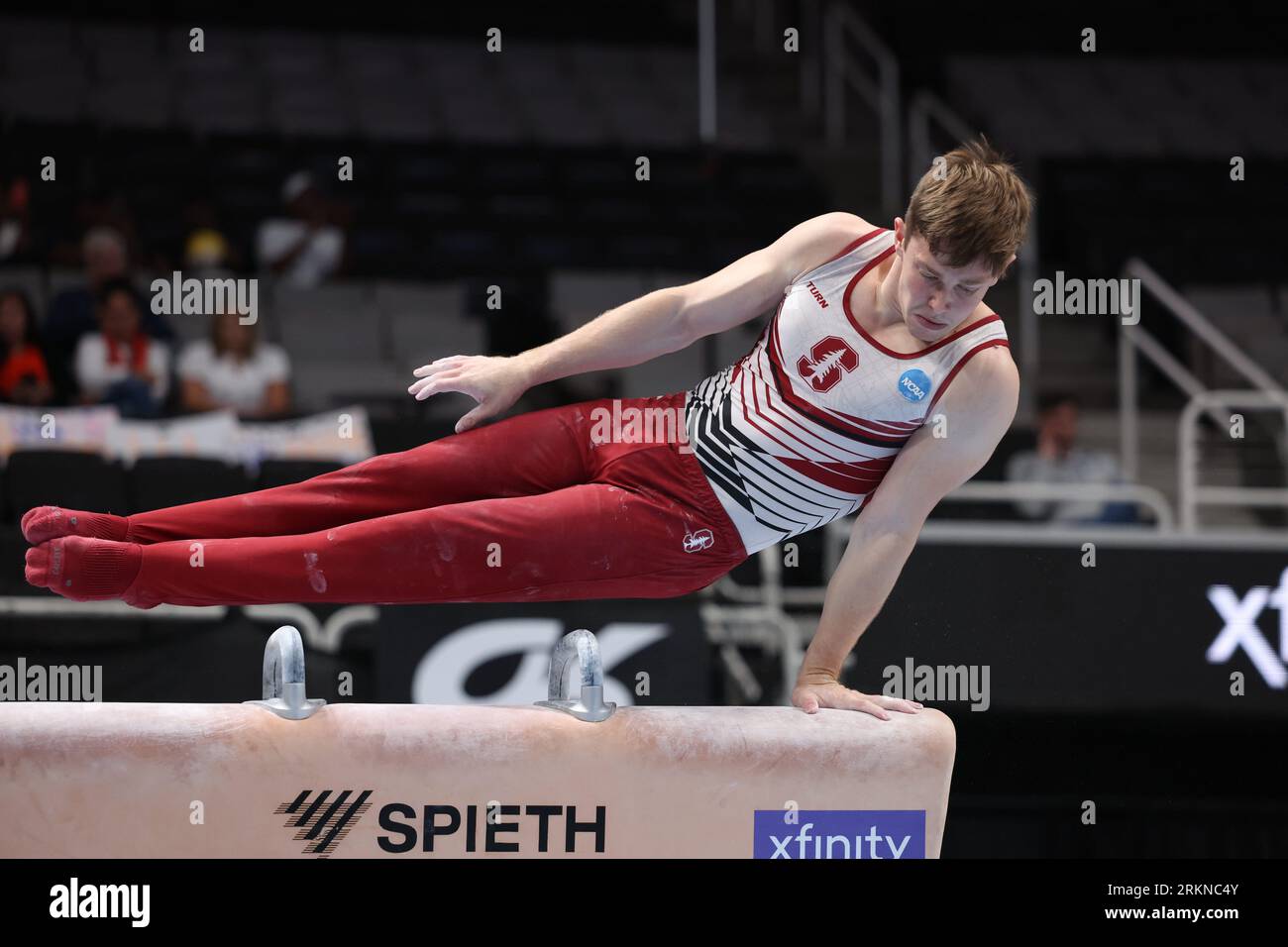 August 24, 2023: Gymnast Ian Gunther during the senior men day 1 ...