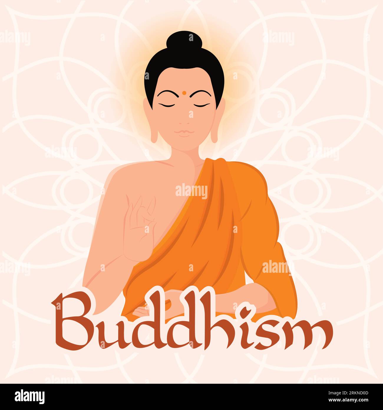 Light painting with buddha Stock Vector Images - Alamy