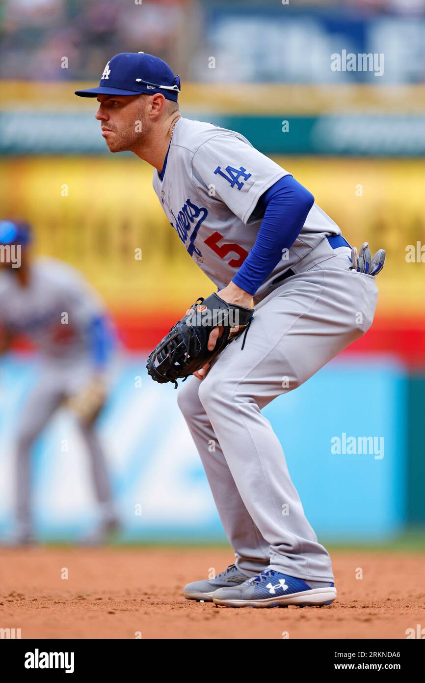 CLEVELAND, OH - AUGUST 24: Los Angeles Dodgers first baseman Freddie ...