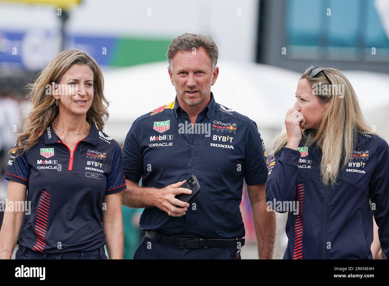 Team Principal – Christian Horner, Red Bull Racing and Kelly Brittain ...