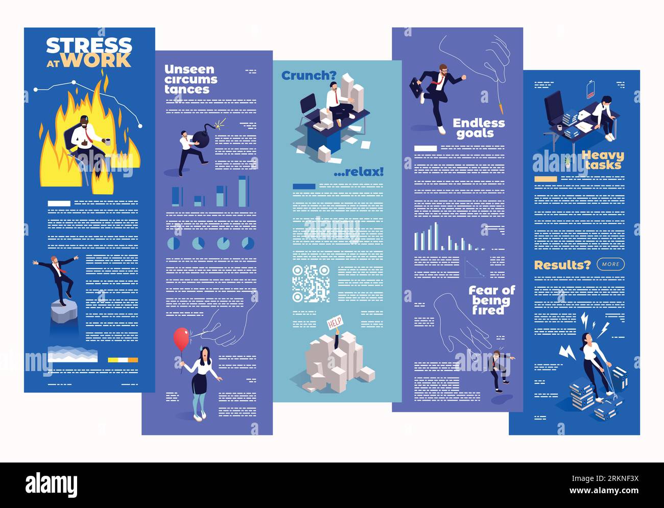Office people infographics set with businessmen dealing with work ...