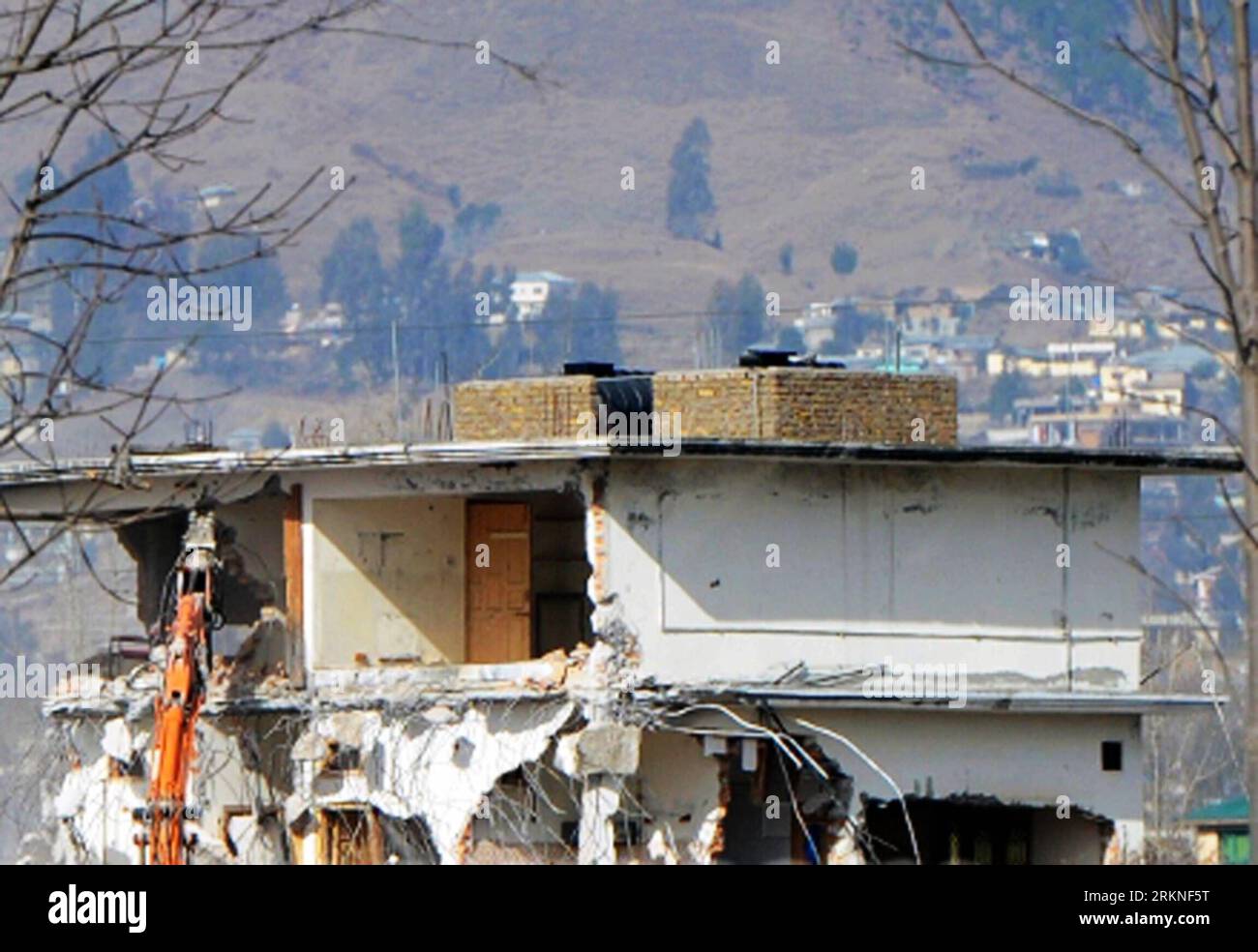 Bin Laden Compound Demolished