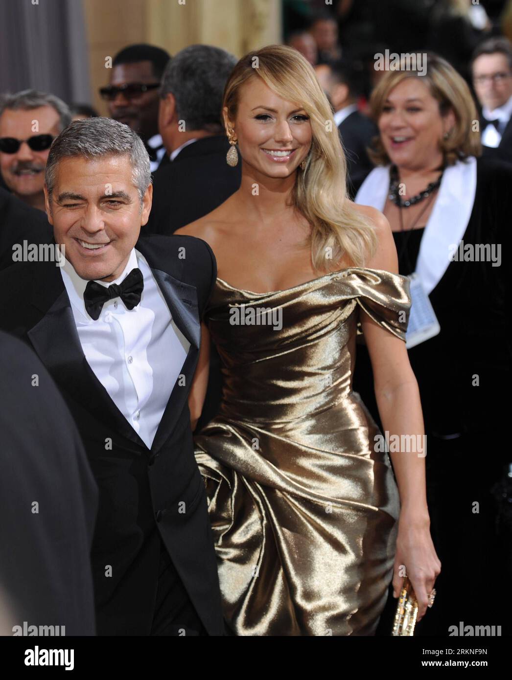 George Clooney And Stacy Keibler Oscars 2022