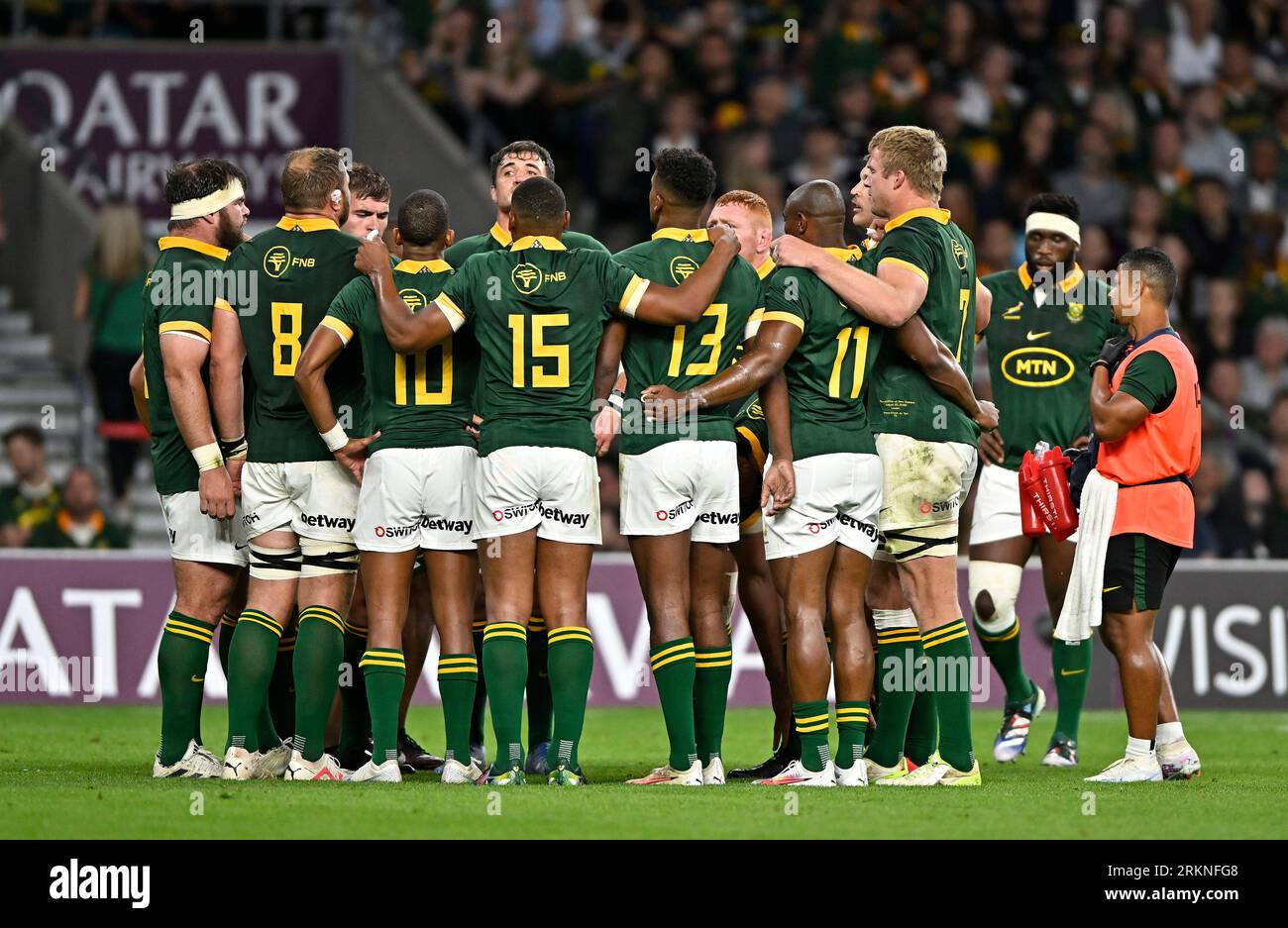 Springboks huddle hi-res stock photography and images - Alamy